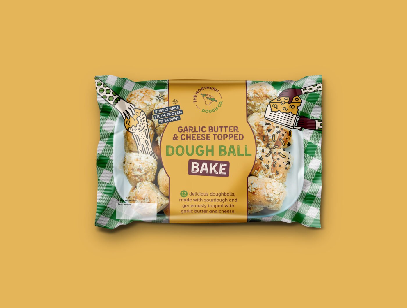 Garlic & Cheese Dough Ball Bake • The Northern Dough Co