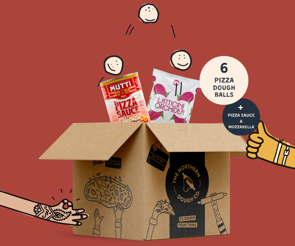 Pizza party pack with Cheese and pizza sauce • The Northern Dough Co